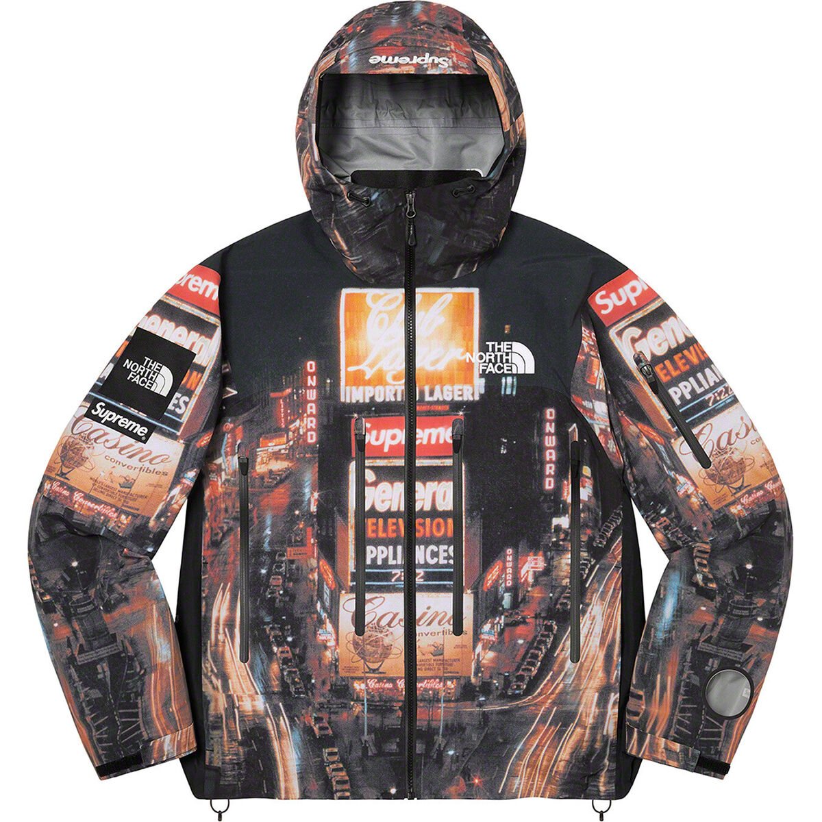 Supreme The North Face Taped Seam Shell Jacket Times square Supreme The North Face Taped Seam Shell Jacket Times square
