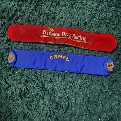 Vintage Winston Drag Racing & Camel Cigarettes Pool Stick Carrying ...