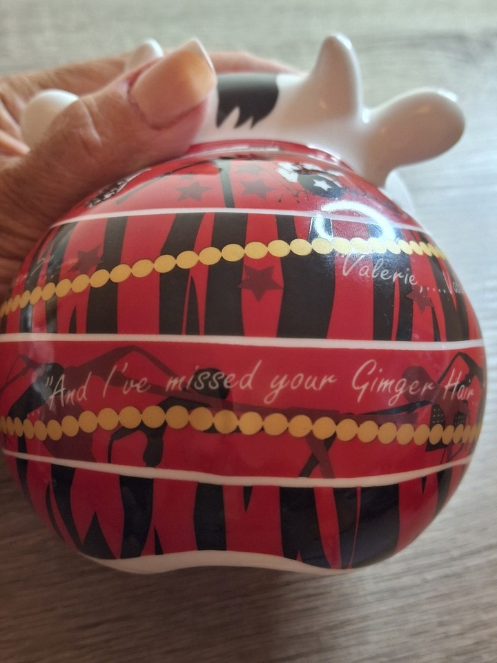 Multiple Choice by Topchoice Singer Cow Valerie Red & Black Money Box ...