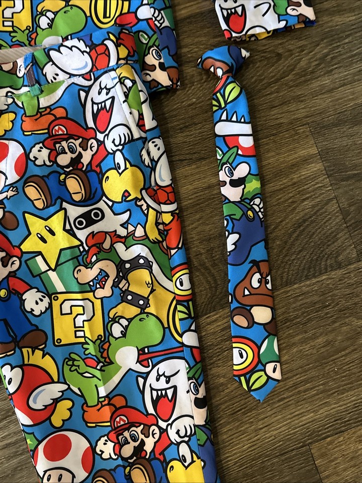 Opposuits Teen Boys Super Mario Suit -Nintendo- Including Blazer, Pant ...