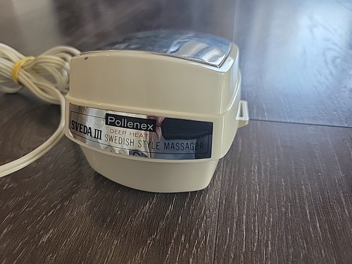 Vintage Pollenex Swedish Style Massager SVEDA III heated Tested Working ...