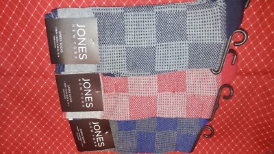 MENS "JONES NEW YORK DRESS SOCKS" -- LOT OF 3 PAIR -- NEW WITH TAG | eBay