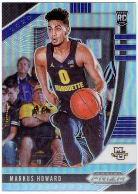 2020-21 Prizm Draft Picks Holo Silver MARKUS HOWARD 80 Marquette ...