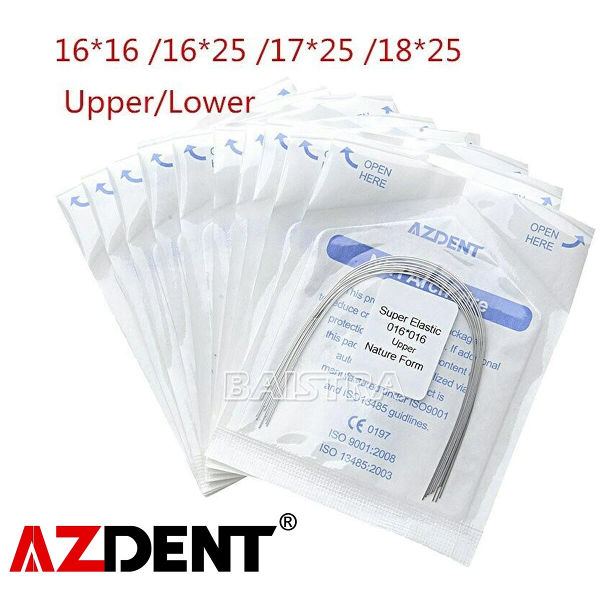 Dental Super Elastic Stainless Steel/Niti Rectangular Arch Wires Ovoid ...