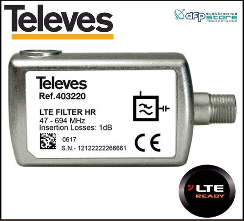 Filtro Antenna Tv soppressione dei segnali Lte 5G Attenuazione 25dB ...