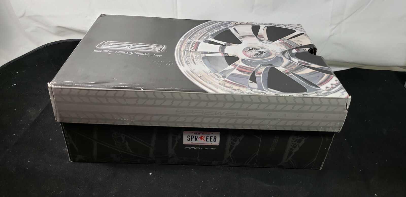 VINTAGE OG AND 1 SPREE MID LATRELL SPREWELL RACING RED SILVER SM9146 ...