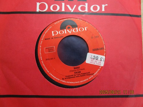 CREAM=BADGE (SAMPLE) EX+ | eBay UK