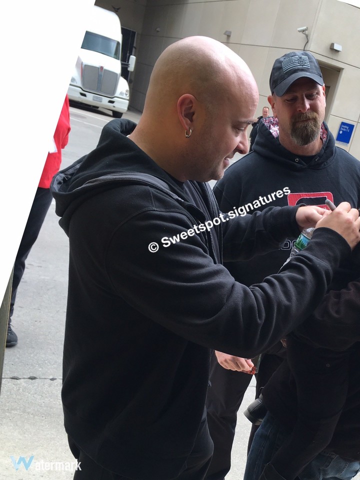 DAVID DRAIMAN DISTURBED BAND LEAD SINGER SIGNED VINYL RECORD ...