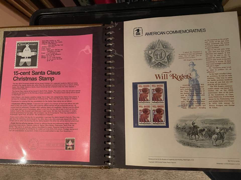 USPS Commemorative Collection 40 Binders 800 panels/FD sheets see ...