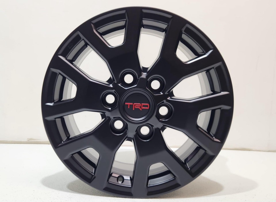17" TOYOTA 4Runner 2025 WHEELS Satin Black Factory OEM Rims TRD Caps 🔥🔥 ...