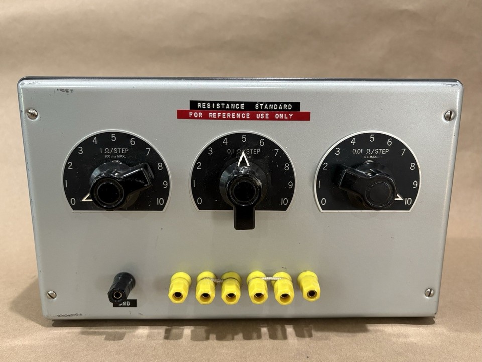 RESISTANCE STANDARD 510 decade resistor ohmmeter 510-AA Ohms | eBay