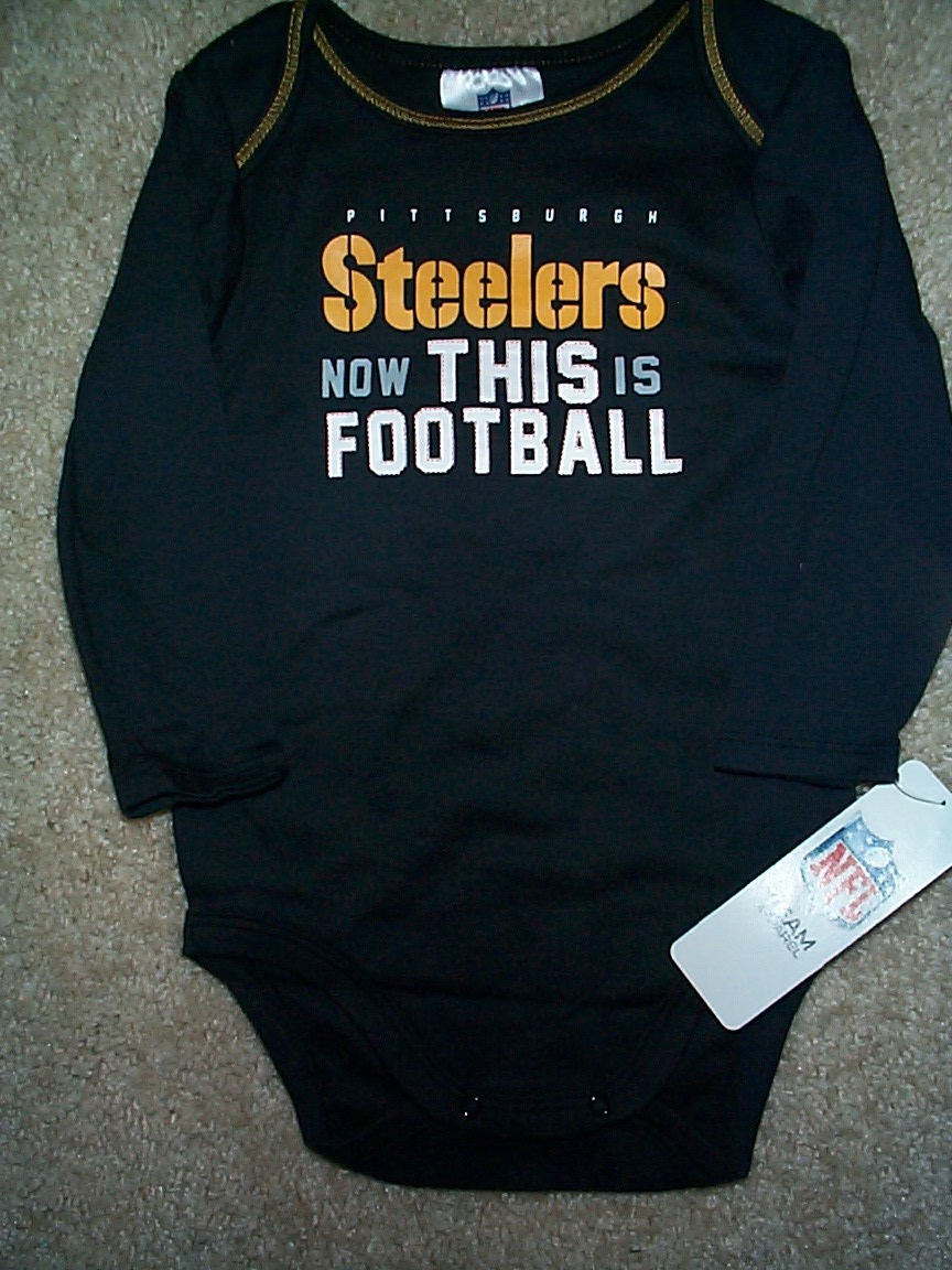 (2025-2026) Pittsburgh Steelers nfl INFANT BABY NEWBORN Jersey Shirt 3 ...