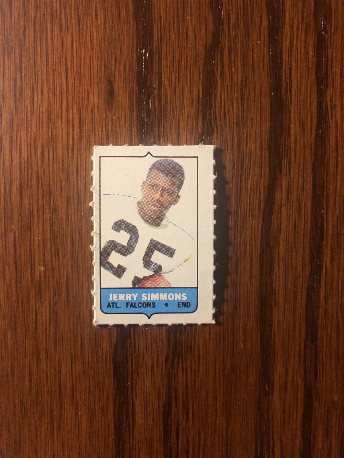 1969 Topps Football 4 in 1 Mini Stamps Single Jerry Simmons Falcons | eBay