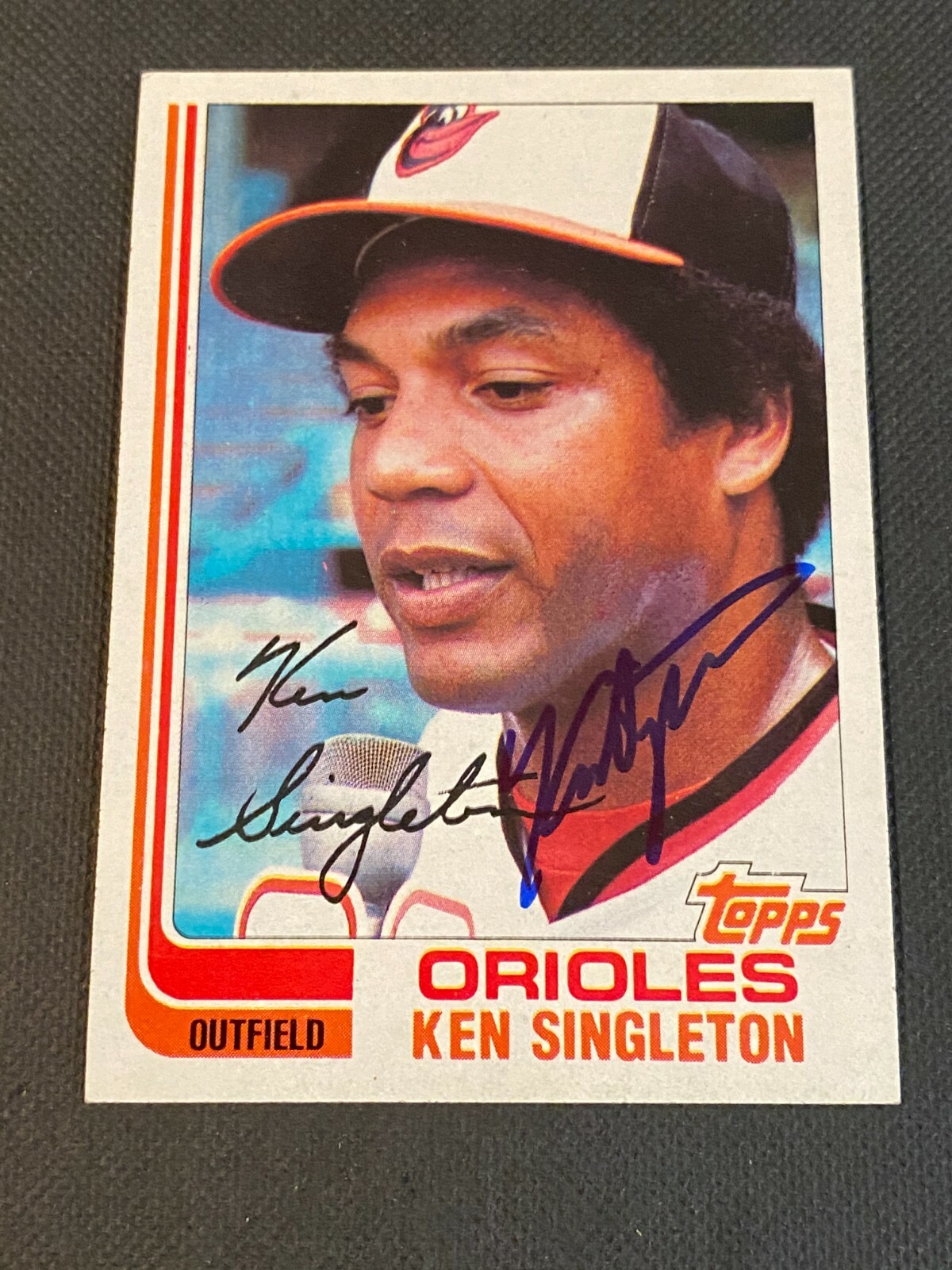 Ken Singleton Signed 1982 Topps Card Auto Baltimore Orioles Autograph ...