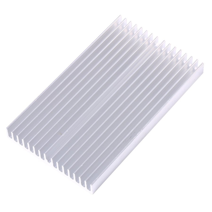 100x60x10mm Aluminum Heatsink For High Power TEC, LED, Amplifier ...