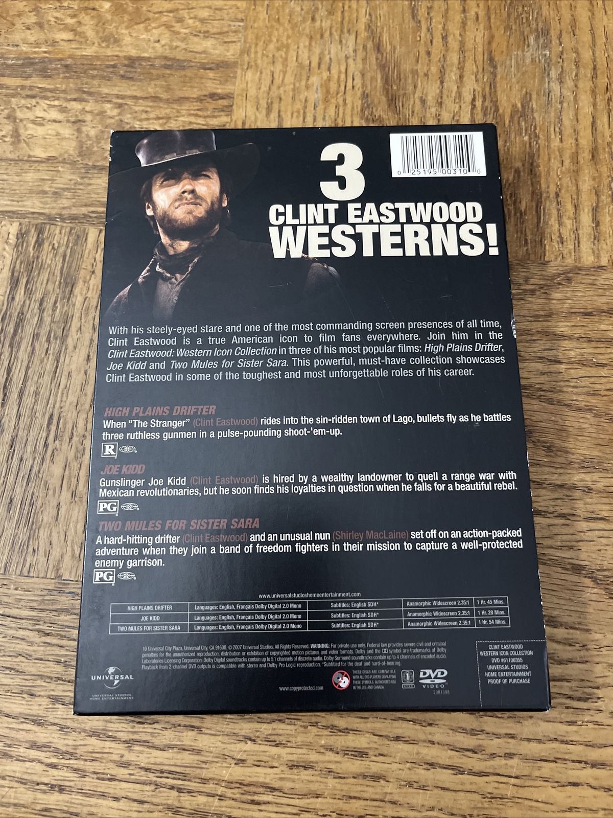 Clint Eastwood Western Icon Collection DVD 25195003100| eBay