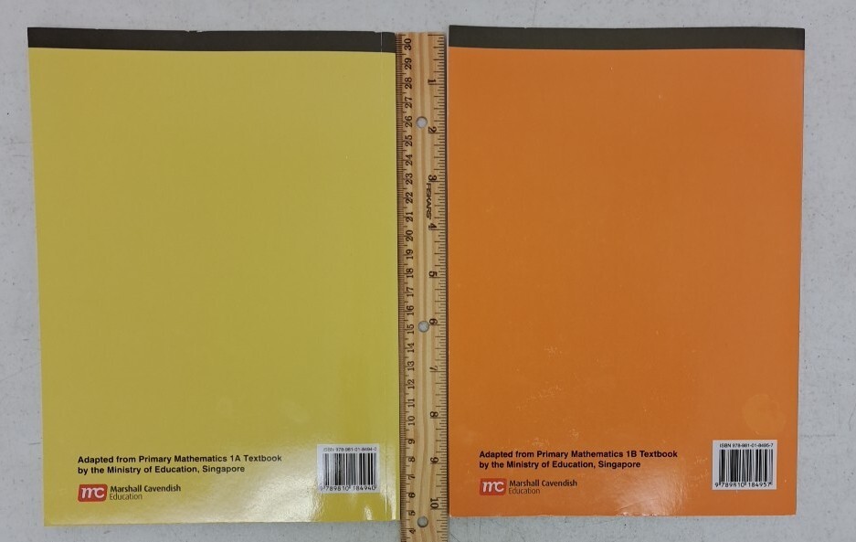Singapore Primary Mathematics Textbooks 1A & 1B US Editions #6.3.29 | eBay