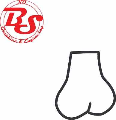 6" Ball Sac Decal Funny Humor Racing Suv Car Truck Men Nuts Nutz Gun 2A ...