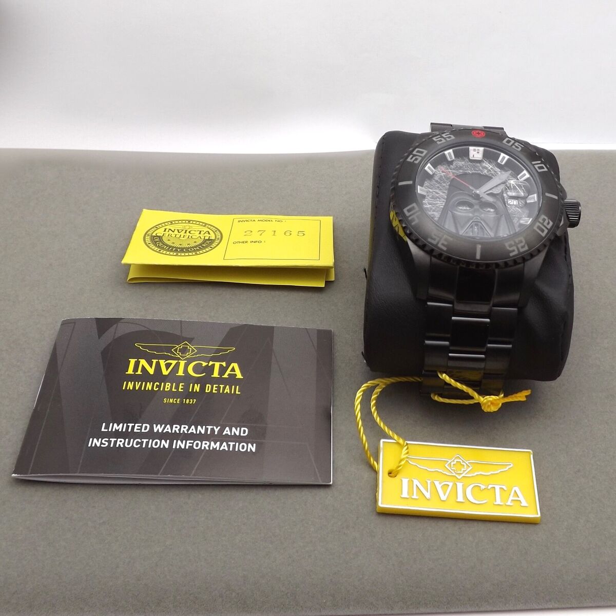 Darth Vader Rare Invicta Limited Edition Star Wars no268 Darth Vader Rare Invicta Limited Edition Star Wars no268
