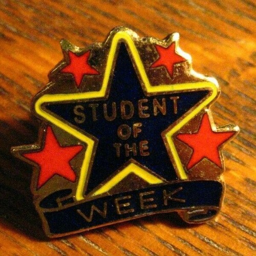 Student Of The Week Lapel Pin - School Education Teacher Incentive ...