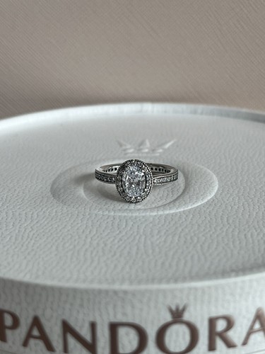 PANDORA Vintage Elegance Ring Size 50 #191017CZ | eBay Australia