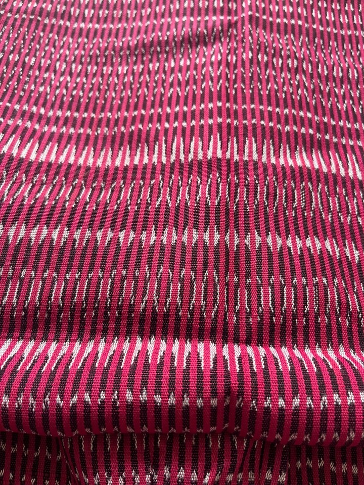 Rebozo shawl from Mexico, pink hand dyed, loom woven, 2m long with ...