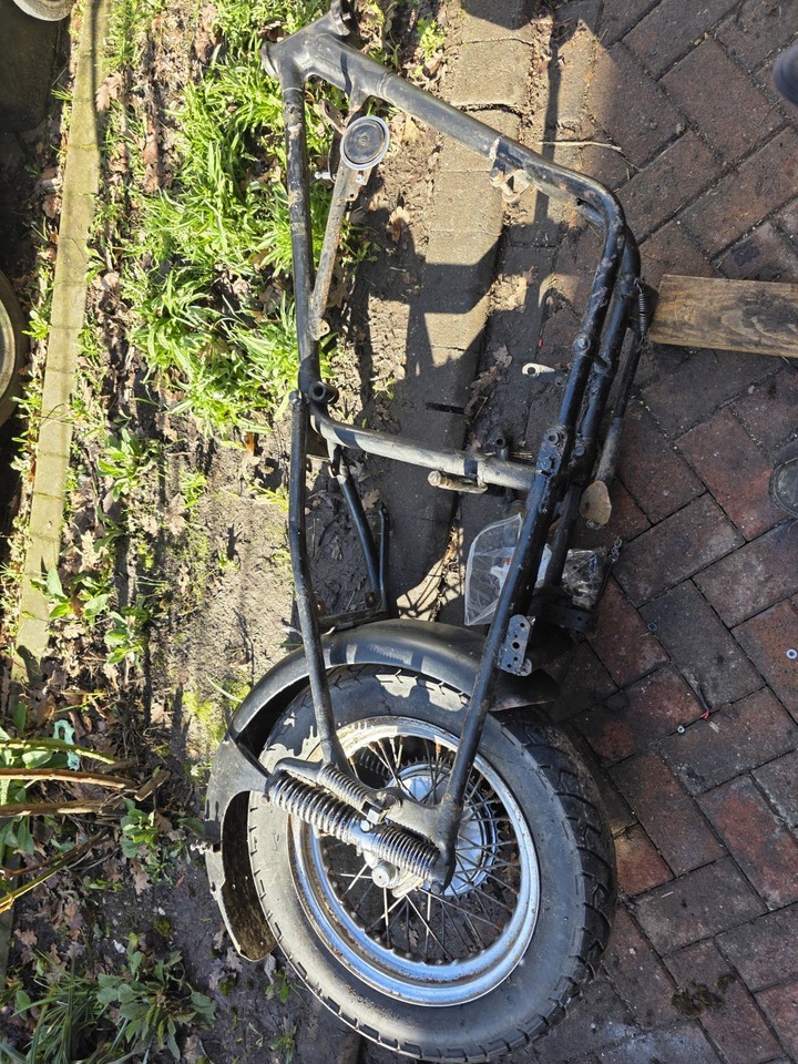 Triumph Frame With A BSA? Plunger Rear Loop. | eBay UK