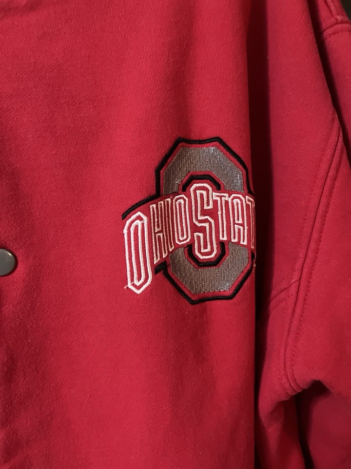 OHIO STATE MENS OFFICIAL TEAM SHOP COAT 2 XL. | eBay