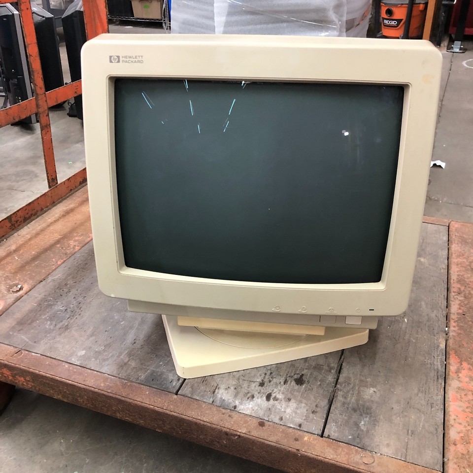 HP D1187A 20" High Resolution CRT Color Display Computer Monitor 1280 x ...