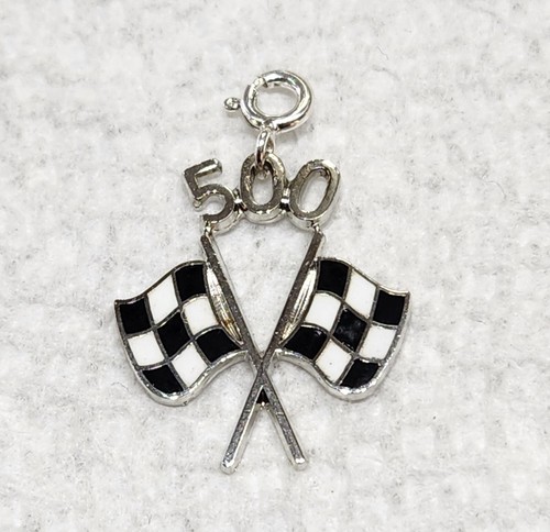 Indianapolis Motor Speedway Checkered Flag Sterling Silver Charm | eBay