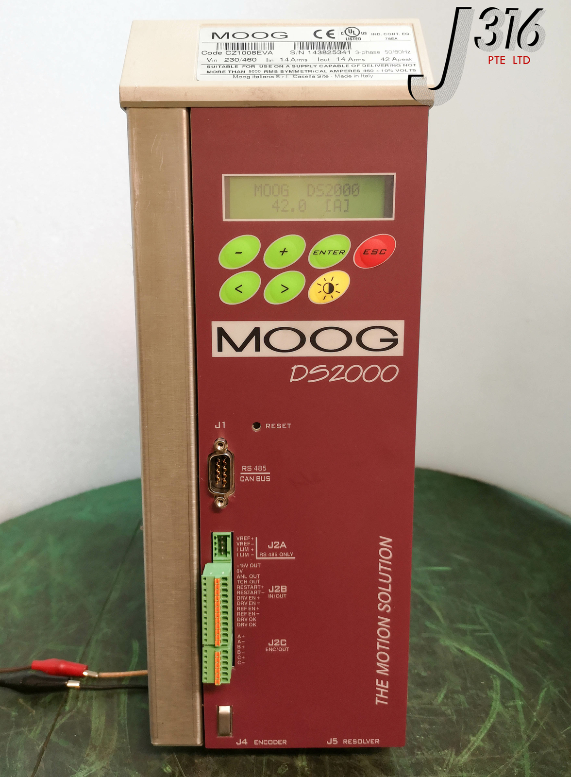 13113 MOOG FULL DIGITAL SERVODRIVES FOR BRUSHLESS MTR, 3Ø, P/N ...
