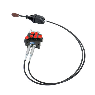 P80 Remote Control Valve Kit: 2 Spool Valve 21GPM + Joystick New+ ...