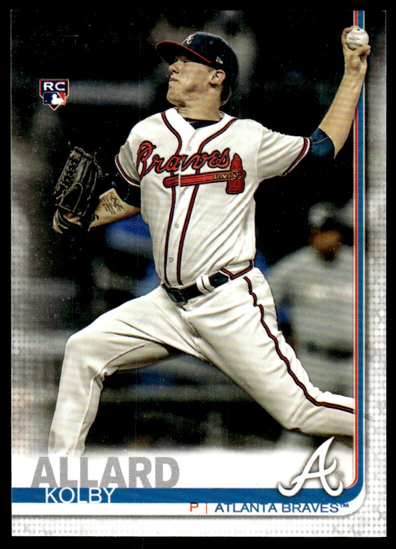 2019 Topps Baseball Card Kolby Allard Rookie Atlanta Braves #38 | eBay
