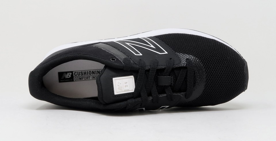 New Balance 24 Big Kids Running Shoes Sneakers KL24B2Y - Black/White | eBay