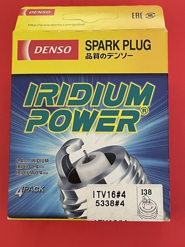 Denso (5338) ITV16 Iridium Power Spark Plug - Set of 4 | eBay