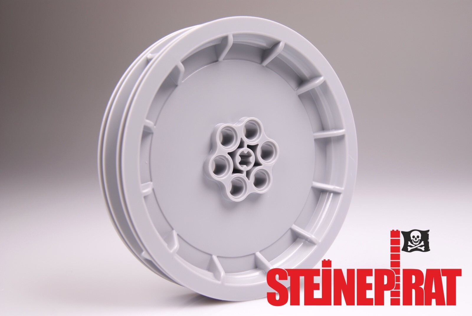 LEGO® 1x 46334 (-NEU-) Felge / Wheel / 75mm D. x 15.8mm Harley hellgrau ...