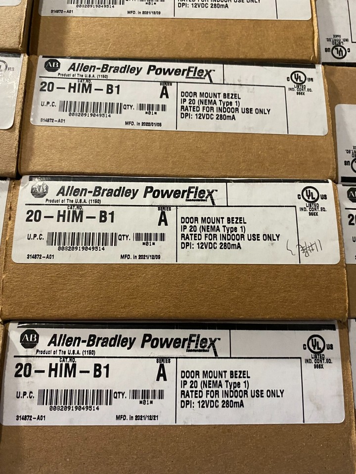 Allen Bradley 20-HIM-B1 PowerFlex Architecture Class HIM Bezel 20-HIM ...