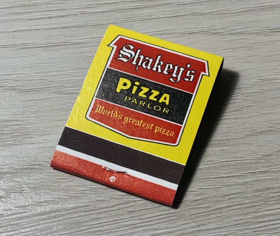 Matchbook Cover Pizza Place Shakey's Pizza Parlor Unstruck | eBay