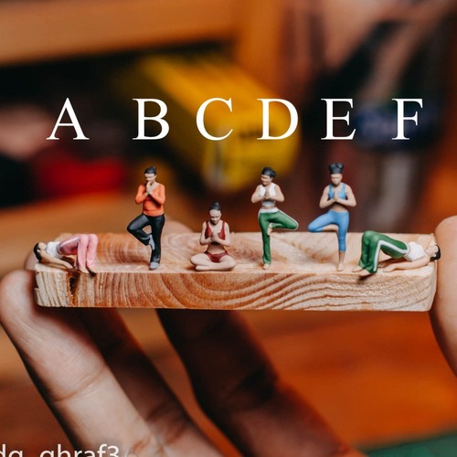 Miniature Action Figures Woman Doing Yoga Workout Diorama Scale 1:87 ...