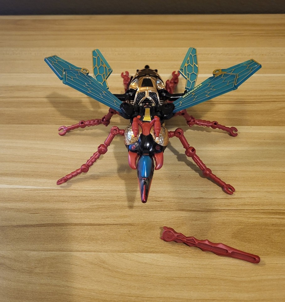 1998 Vintage Hasbro Transformers Beast Wars Waspinator Transmetal ...