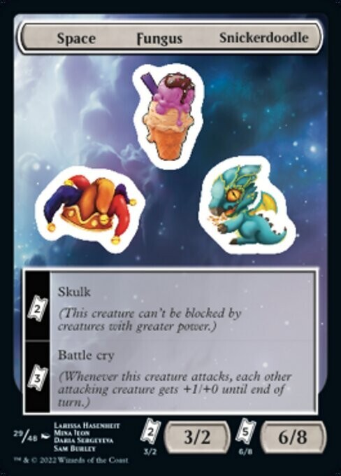 MTG Unfinity Sticker Sheet - Space / Fungus / Snickerdoodle #029 | eBay