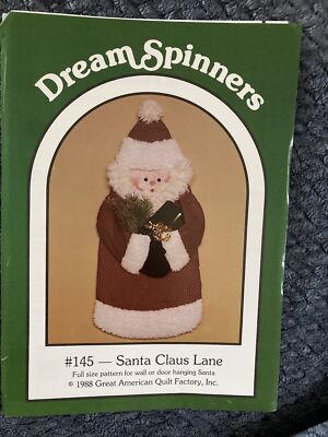 Dream Spinners Santa Claus Lane Door or Wall Hanging Full Size Pattern ...