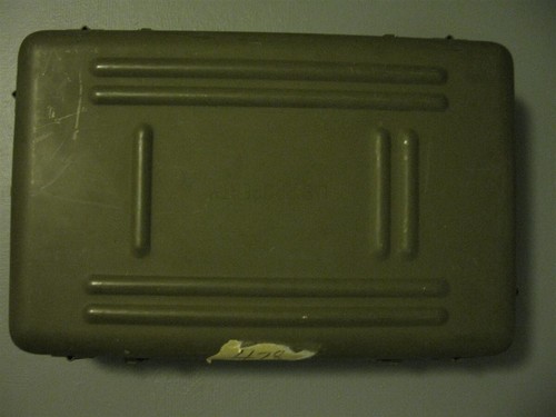 NOS ZERO ALUMINIUM gun military case 24x15x7 storage box army force ...