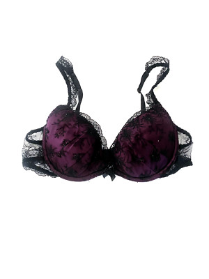 I.D SARRIERI CHANTILLY Lace & Swarovski Crystals Bra Size 75C | eBay
