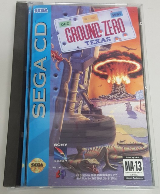 Ground Zero Texas (Sega CD, 1993) for sale online | eBay