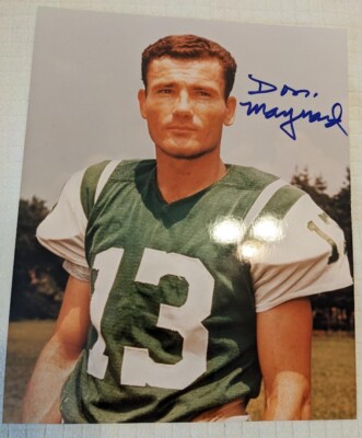 DON MAYNARD AUTOGRAPHED PHOTO - NEW YORK JETS | eBay