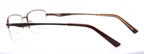 SPEKTOR LUNETTES 106 Satin Brn Mens Rectangle Eyeglasses 55-18-140 B:32 ...