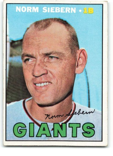 1967 Topps #299 Norm Siebern EX++ Excellent++ Giants ID:328672 | eBay