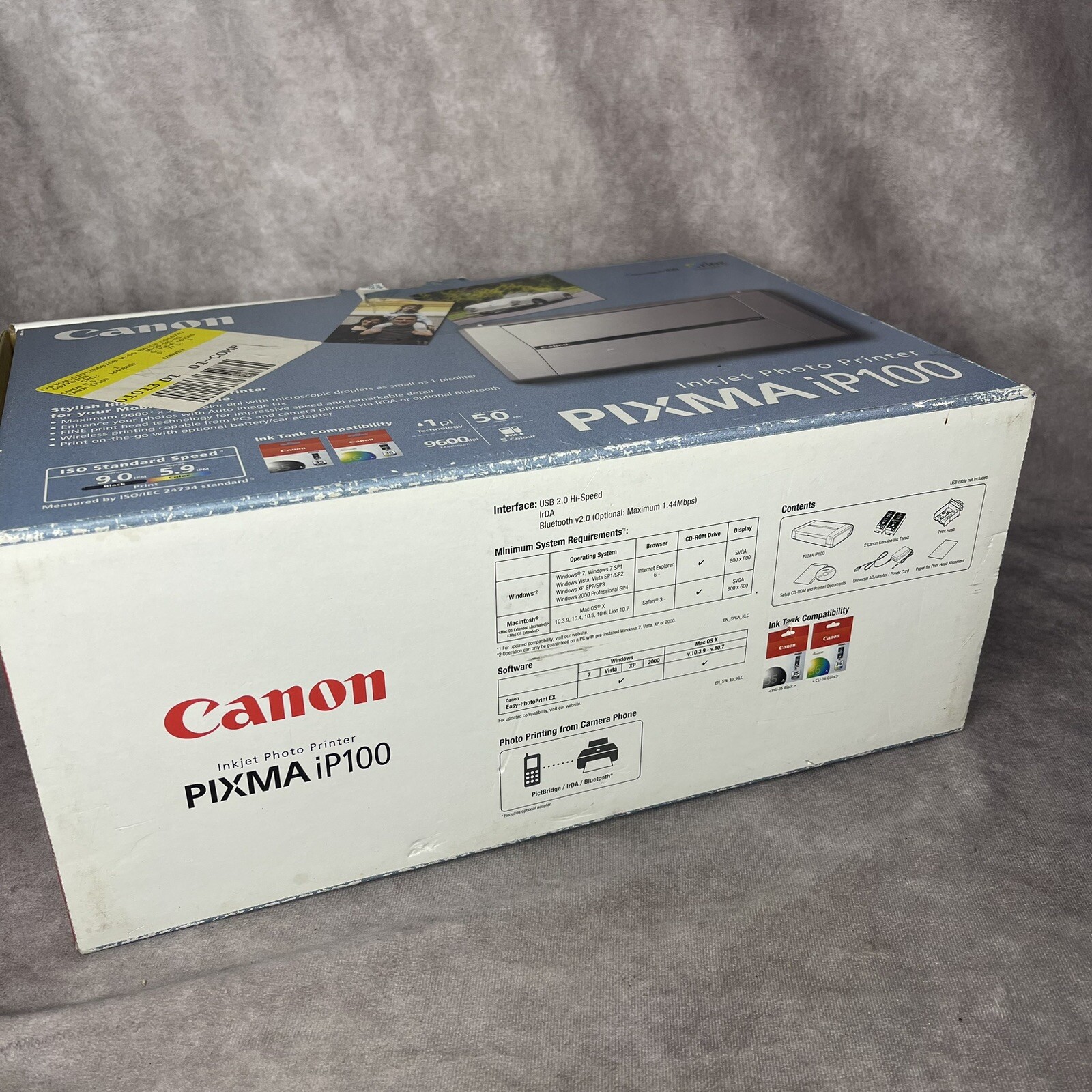 Canon PIXMA (iP6000D) Digital Photo Inkjet Printer W/Original Box ...