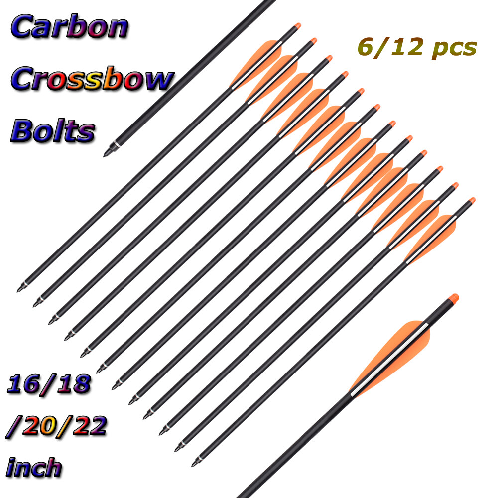 16-22 inch Crossbow Bolts Mixed Carbon Arrows for Archery Target ...